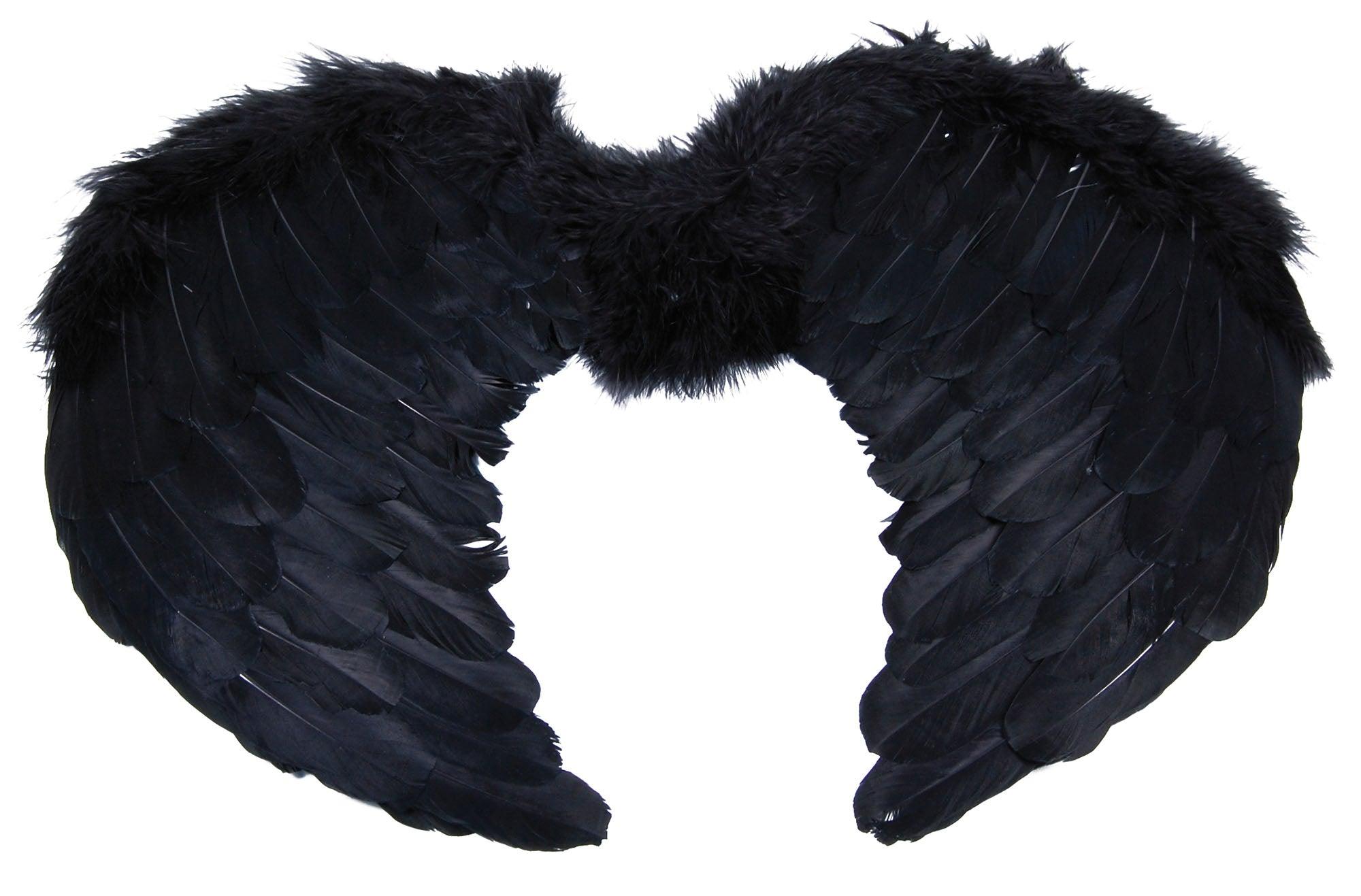 Mini Black Feather Angel Wings – Labreeze Ltd